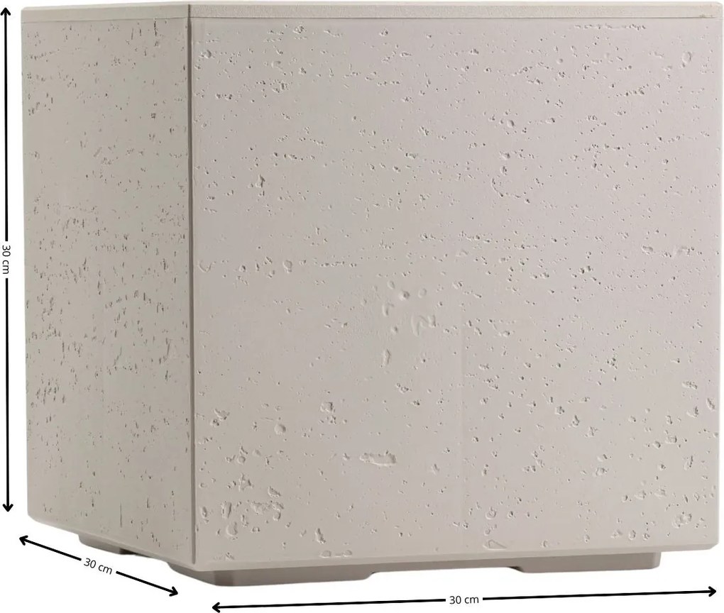Květináč na kolečkách BETONIQUE 30x30 cm beton - výběr z 8 provedení