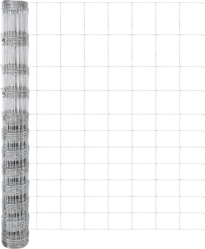 Svařované drátěné ploty s hroty 50 x 1,4 m Pozinkovaná ocel 3351459