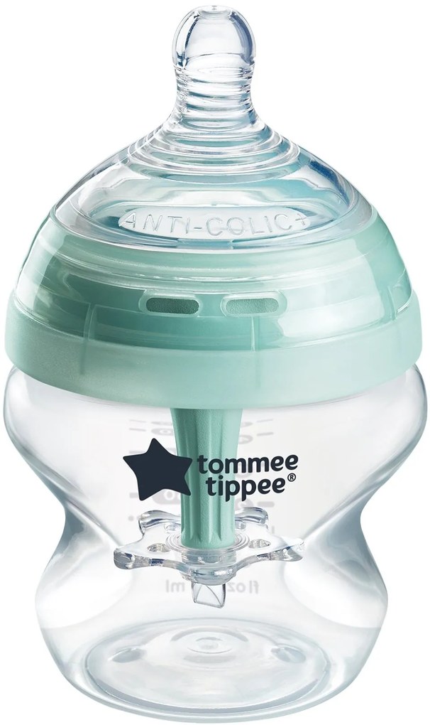 Kojenecká láhev tommee tippee ctn advanced anti-colic pomalý průtok 150 ml, 0m+, modrá