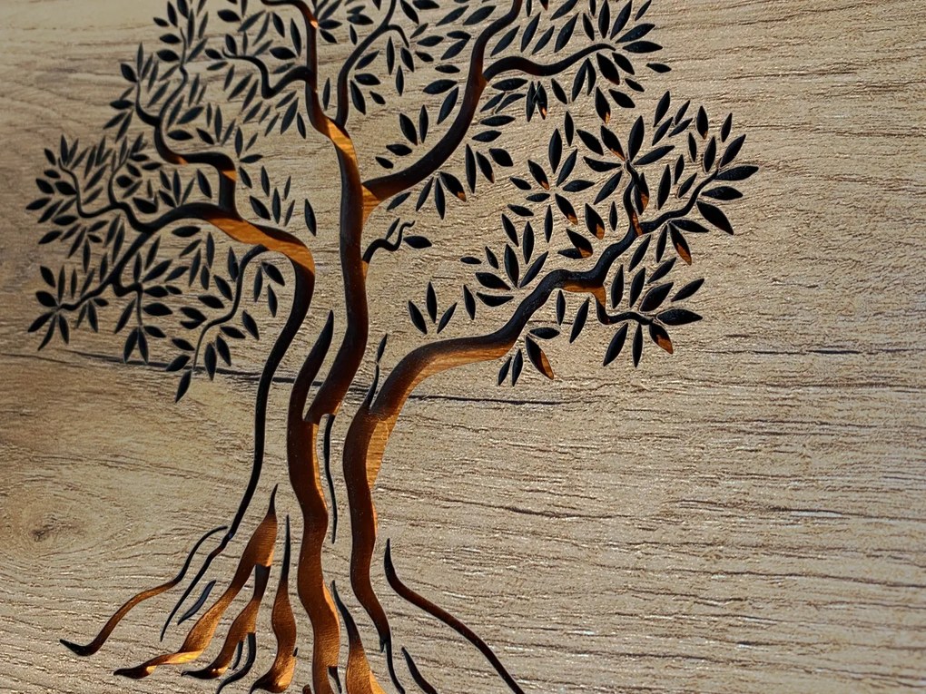 Li-Go "Olivovník" lampa 19x19cm provedení povrchu: dub světlý