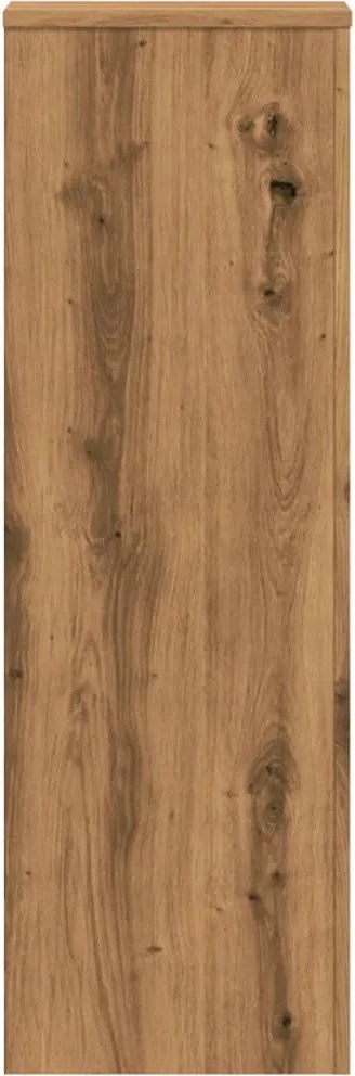 Stojany na rostliny 2 ks dub artisan 33 x 33 x 100 cm kompozit 3307890