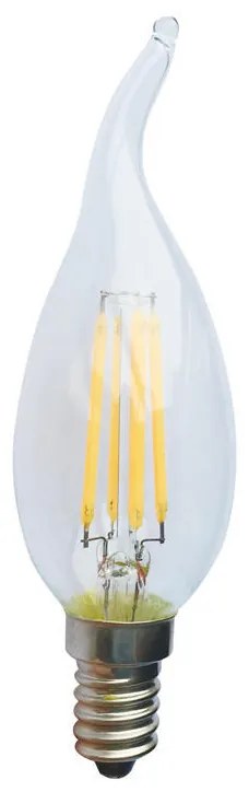 ACA DECOR LED žárovka Filament Candle Tip E14 6W