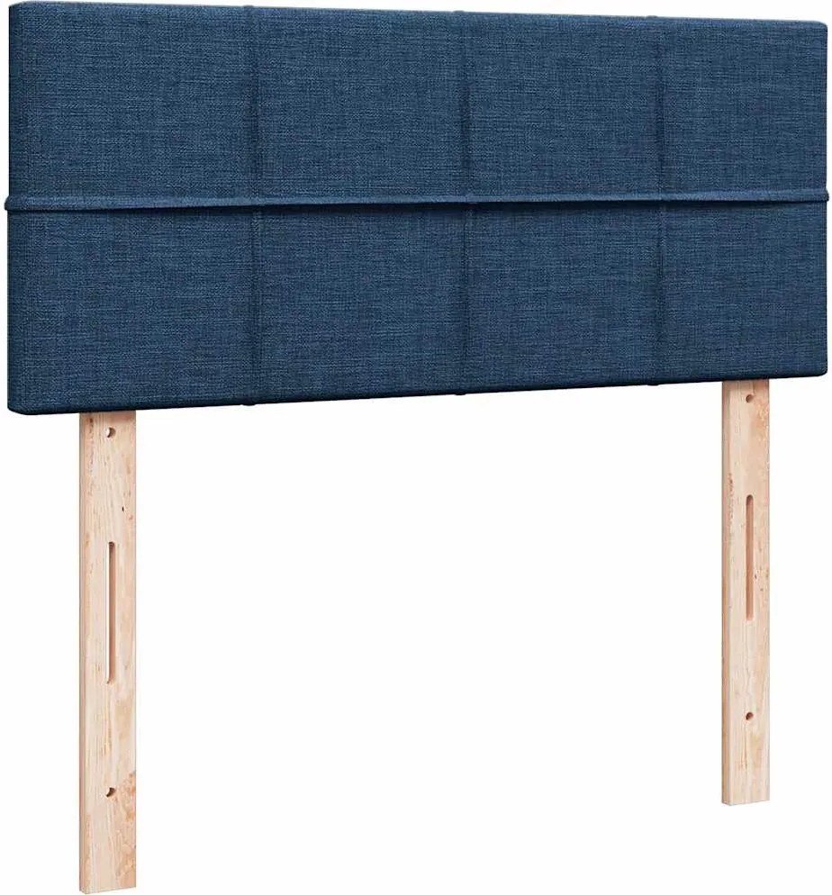 Box spring postel s matrací černá 120x190 cm textil 3285833
