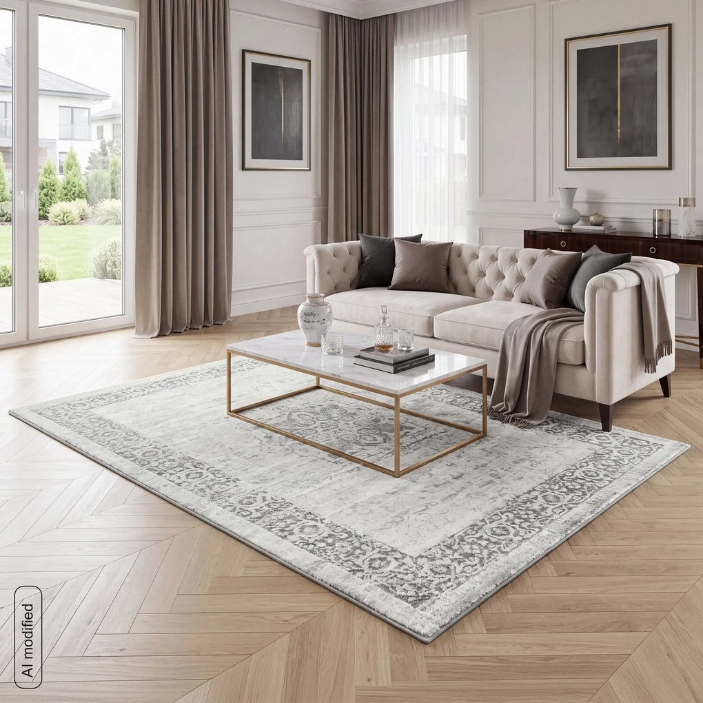 Koberec Elba4, 200x290 cm, šedý