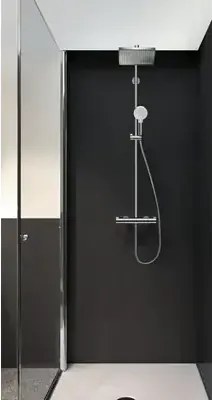Hansgrohe Crometta - Sprchový set E 240 Showerpipe s termostatem | chr