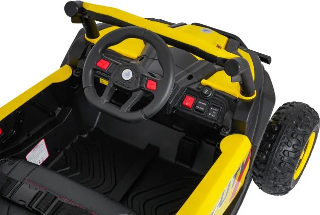 Elektrické autíčko Buggy Madman UTV-MX žluté