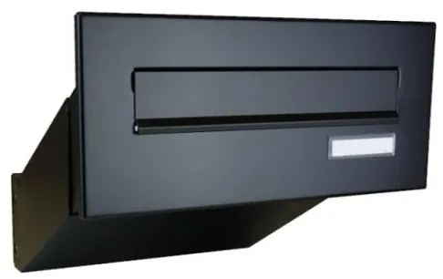 DOLS D-041 ČD-1 RAL9005 - poštovní schránka k zazdění, se jmenovkou, černá