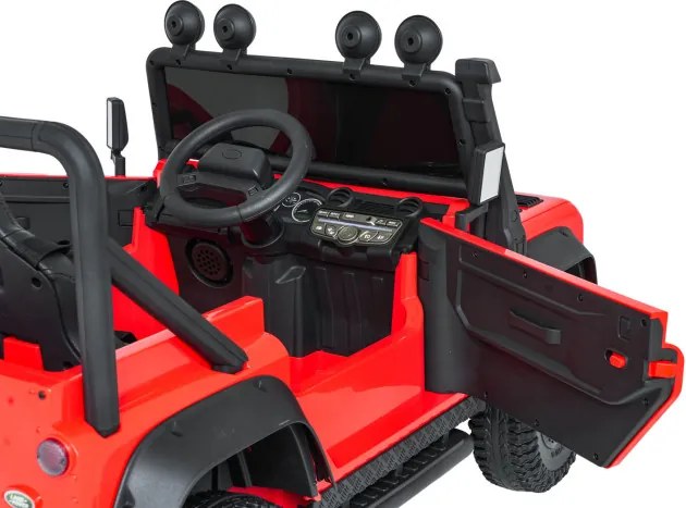 Elektrické autíčko Land Rover Defender 110 SVX červené