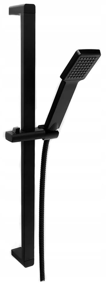 Gamma Zn3, sprchový sloup s ruční sprchovou hlavicí 62cm, černá matná, GMA-ZN3-BK