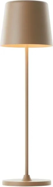 Brilliant G90939/18 Venkovní AKU stolní lampa KAAMI cappuccino USB-C