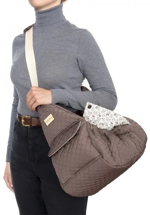 Muffin&Berry Cestovní taška Crossbody pro psy Annie hnědá Velikost: M