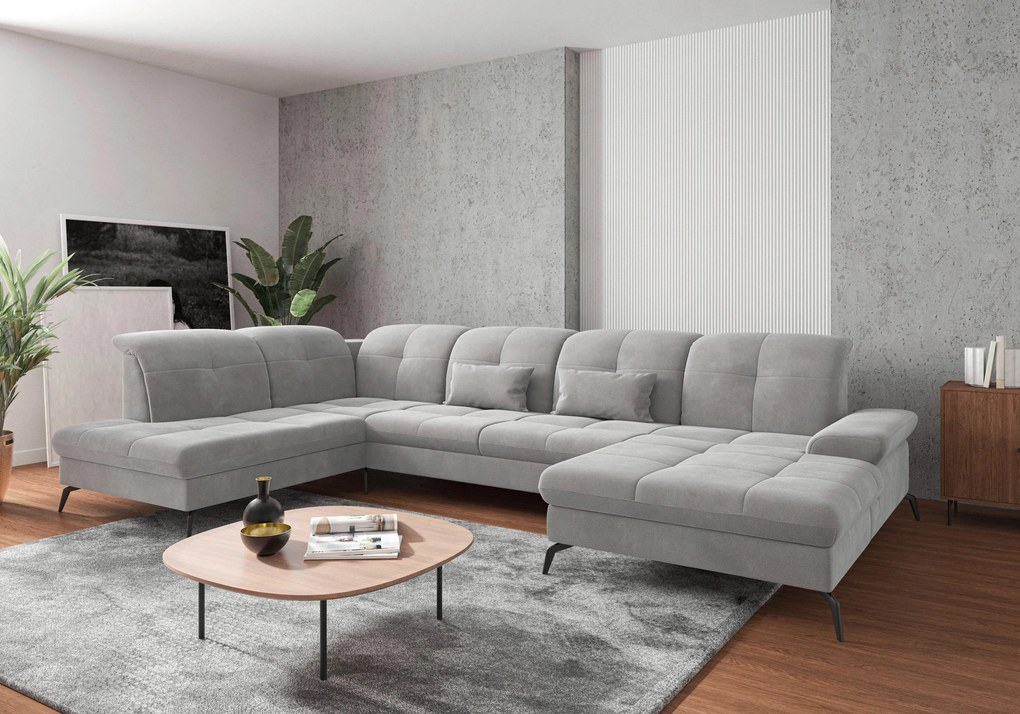 XXXLutz SEDACÍ SOUPRAVA, textil, barvy stříbra Sit & More - Sedací soupravy - 000144011562