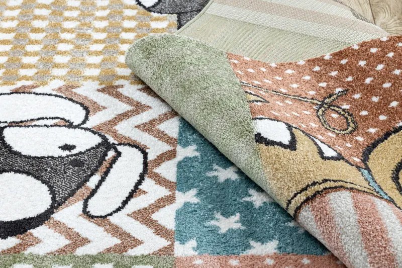 Dywany Łuszczów, Dětský kusový koberec Fun Pets multi, 120x170, vícebarevná, dětský pokoj