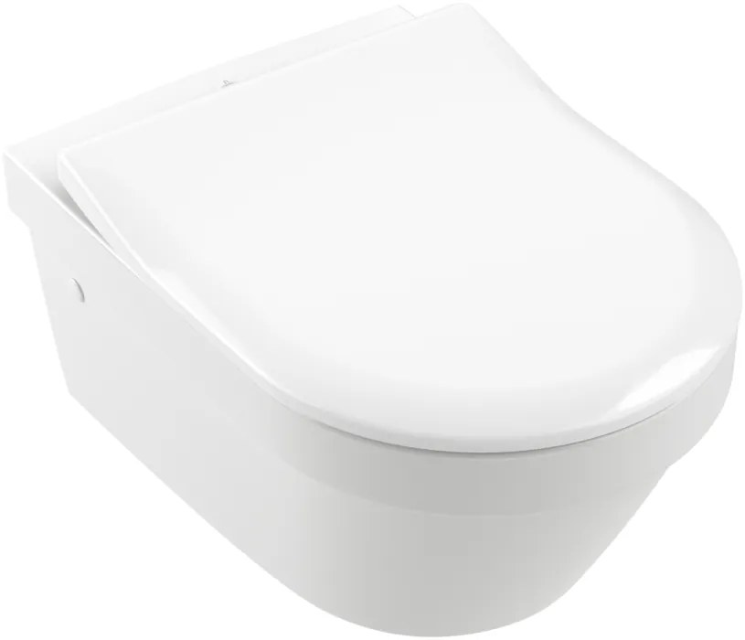 Villeroy & Boch ARCHITECTURA - Záchodové sedátko s poklopem SlimSeat, s funkcí QuickRelease a SoftClosing, bílá alpin 9M70S101