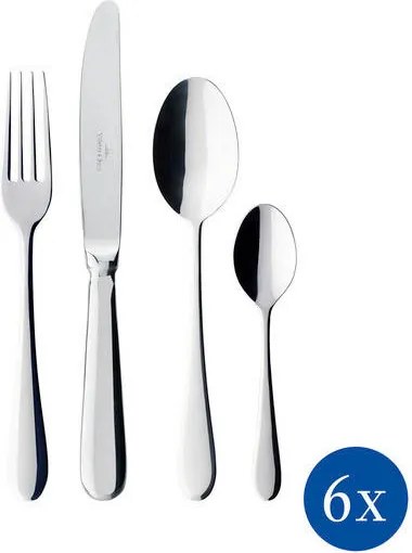 XXXLutz SADA PŘÍBORŮ, nerezová ocel, 24dílné Villeroy & Boch - 003407032401