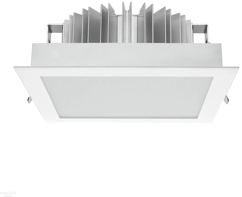 Linea Light d 97100N00 LV54_QS, zápustné svítidlo do podhledu, 30W LED 4000K, bílá, 20x20cm, IP54