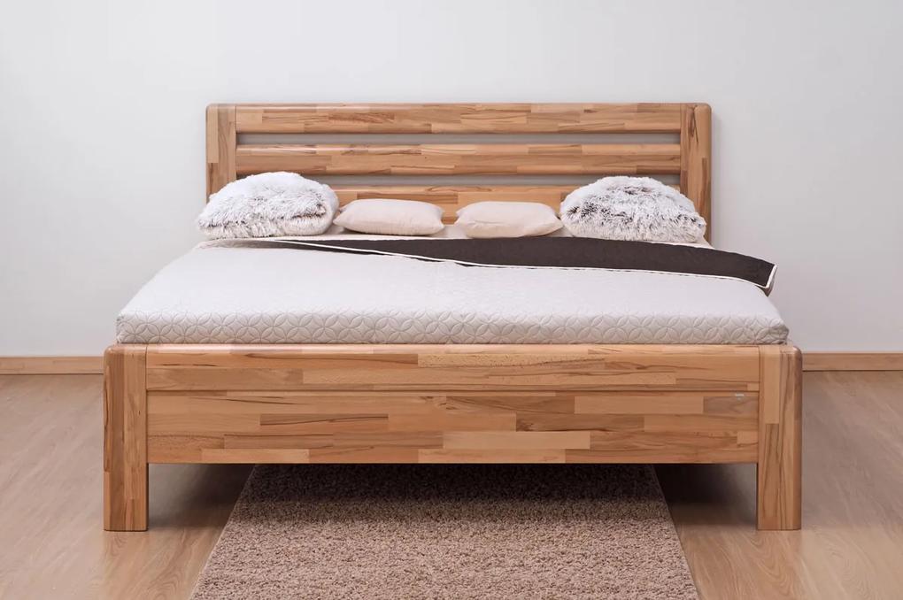 BMB Adriana Lux postel - buk Moření: Jabloň, Provedení: Buk průběžný, Rozměr: 180 x 200 cm