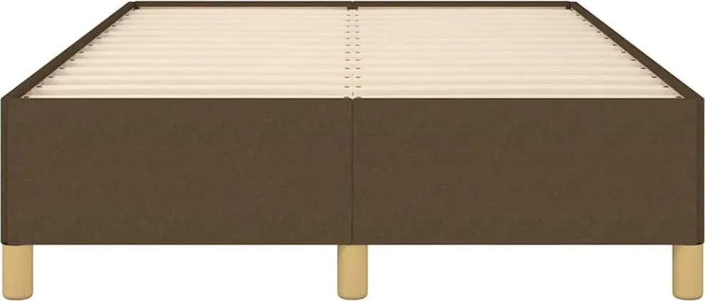 Rám postele bez matrací tmavě šedá 120x190 cm textil 3269641