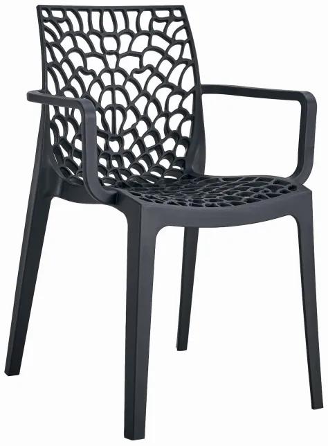 Set dvou židlí OKIN černé (2ks)