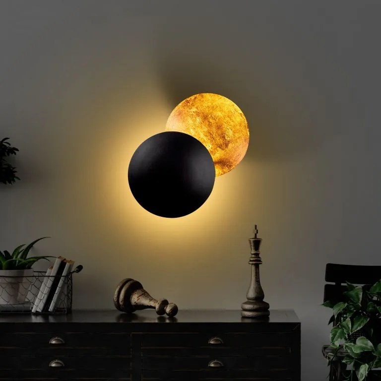 Nástěnná Led lampa, 25 cm, měděná