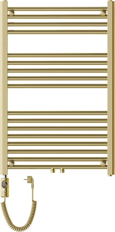 Mexen Mars, elektrické topné těleso 900 x 600 mm, 300 W, zlatá lesklá, W110-0900-600-2300-50