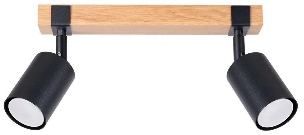 Sollux Lighting Stropní svítidlo FAGER 2 černé