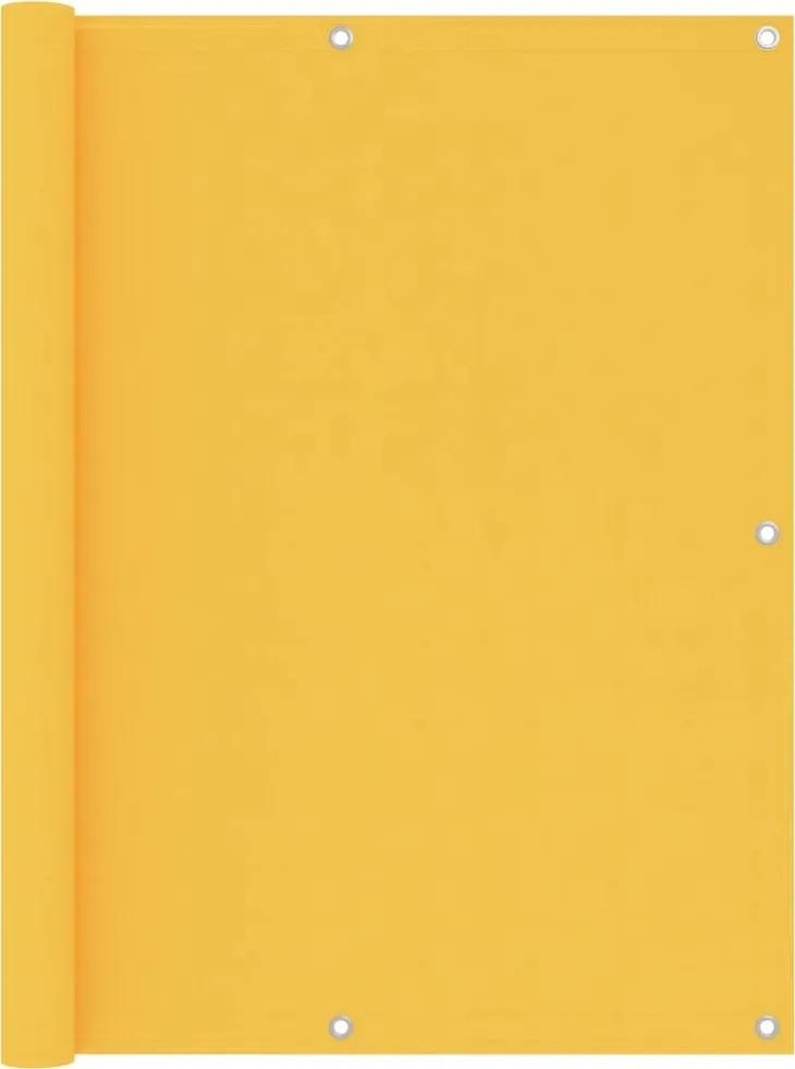 vidaXL Balkonová zástěna 120 x 600 cm 100% polyester oxford [134935] Barva: oranžová a hnědá