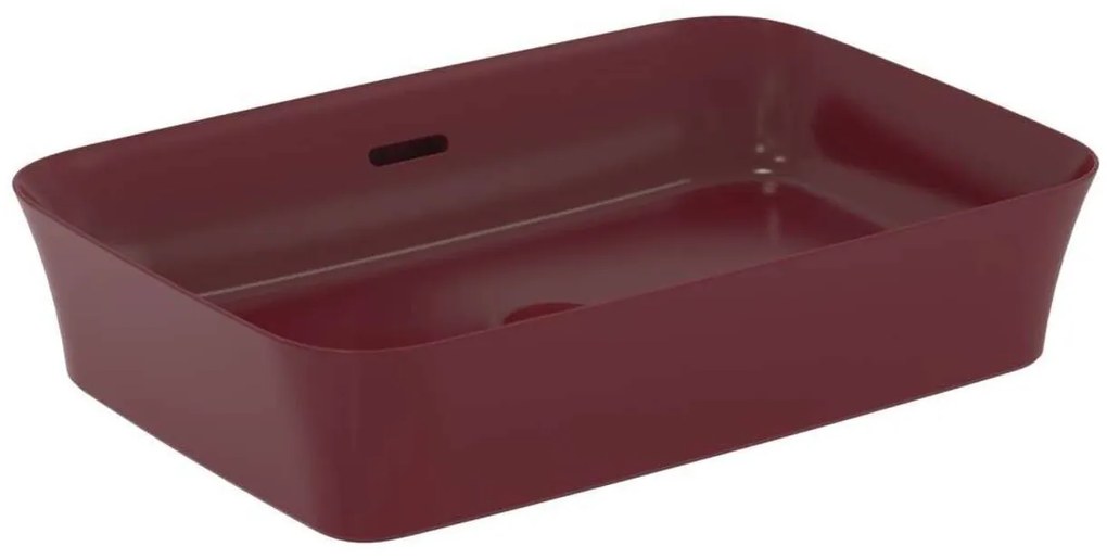 Ideal Standard Ipalyss - Umyvadlo na desku, 55x38 cm, s přepadem, Pomegranate E2078V6