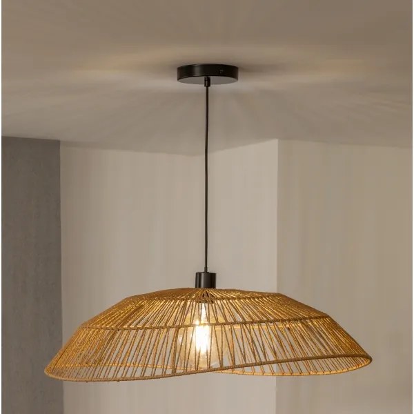 Brilagi - LED Lustr na lanku CERIA BOHO 1xE27/40W/230V pr. 70 cm hnědá