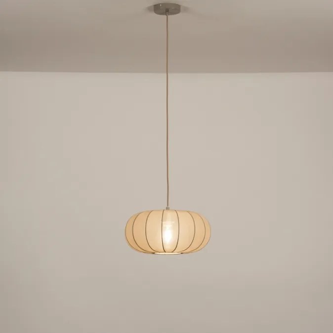 Závěsné textilní svítidlo do ložnice Yapan Style Dark Taupe 26