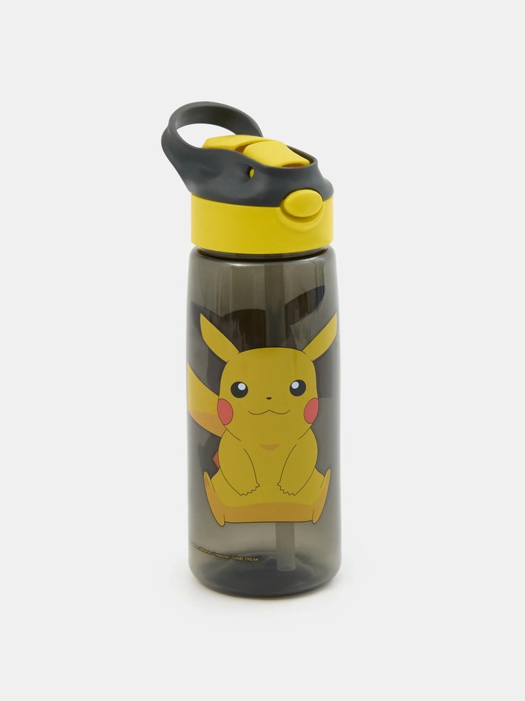 Sinsay - Láhev na pití s držadlem a brčkem Pokémon - vícebarevná