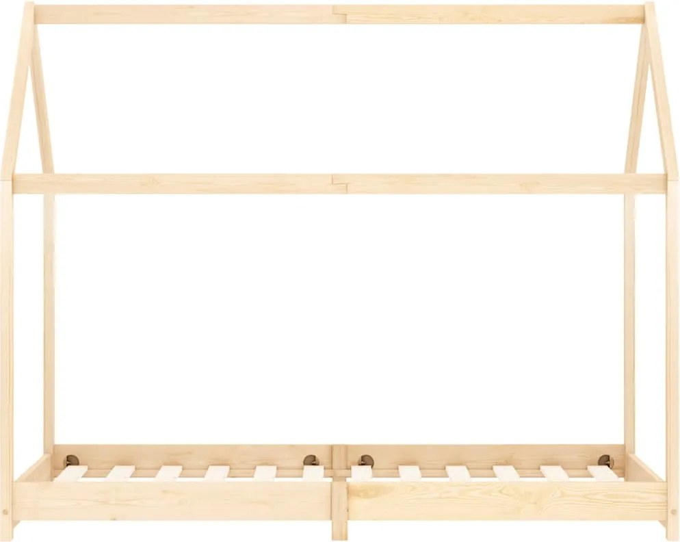 Rám dětské postele masivní borové dřevo 90 x 200 cm 283348