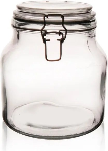 Skleněná dóza s klipovým uzávěrem IRMA 2,4 l