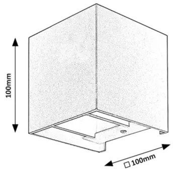 Rabalux 7396 - Venkovní nástěnné svítidlo SOLIN 1xG9/42W/230V IP54 černá