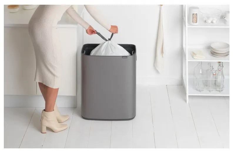 Brabantia Bo Touch Bin 60l platinová 223068