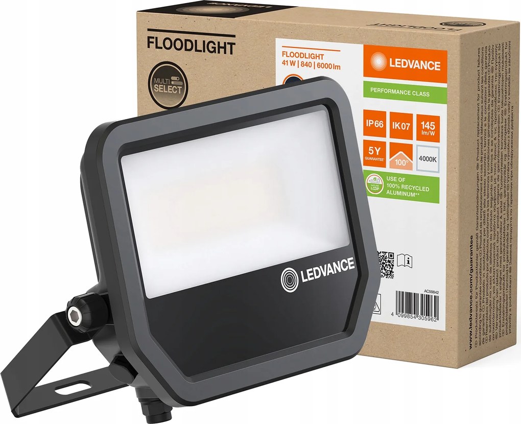 Led reflektorová lampa 41W 4000K Voděodolný Venkovní Ledvance Floodlight