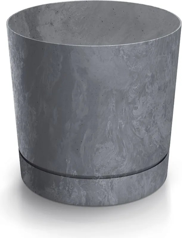 PRO Květináč TUBO P BETON EFFECT 10,8cm marengo