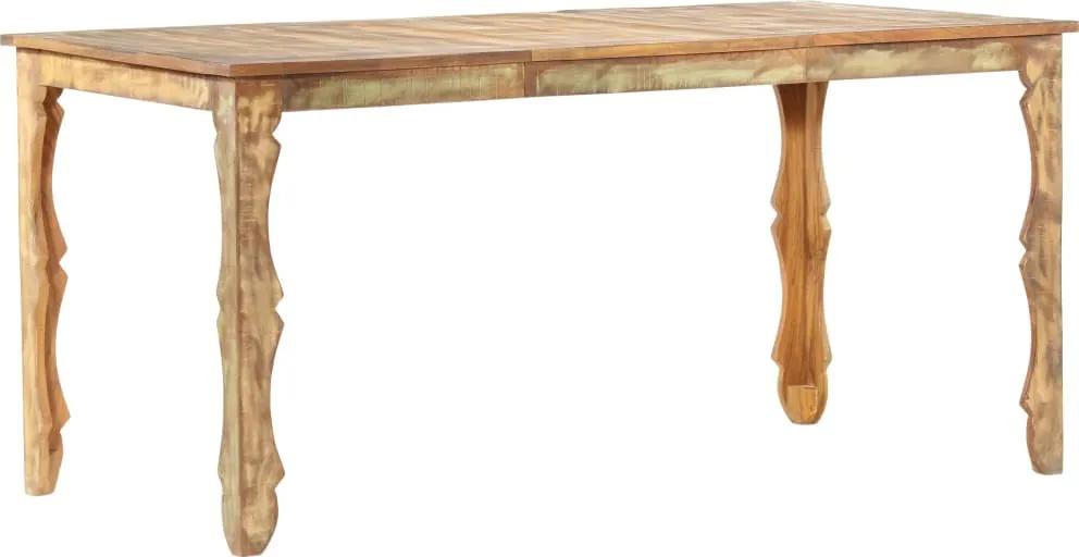 vidaXL Jídelní stůl 160 x 80 x 76 cm masivní recyklované dřevo [286490]