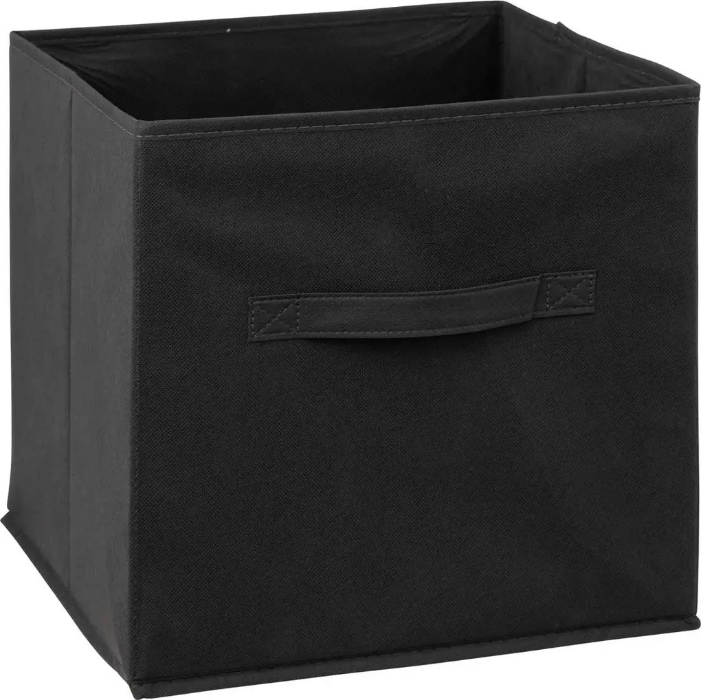 Regál s 6 textilními boxy, výš, 98 cm