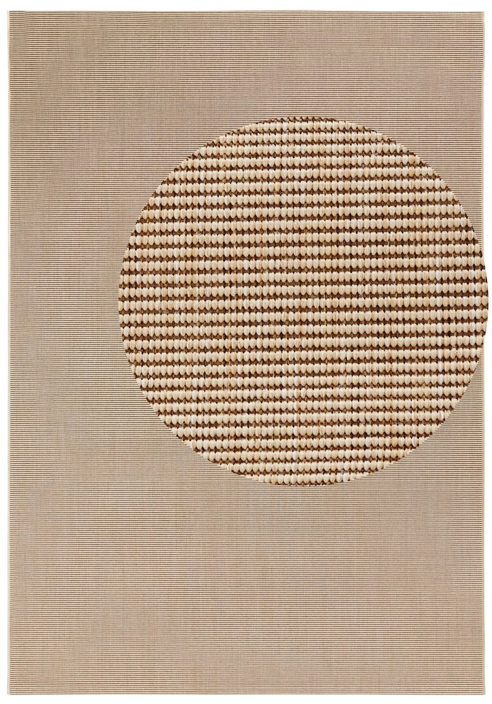 Hanse Home, Kusový koberec Meadow 102727 Beige – na ven i na doma, 120x170, béžová, chodba / předsíň
