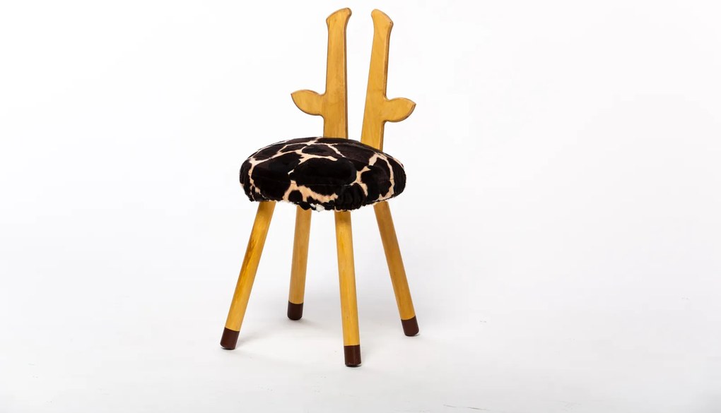 dětská židle ŽIRAFA - dub židle: s podsedákem