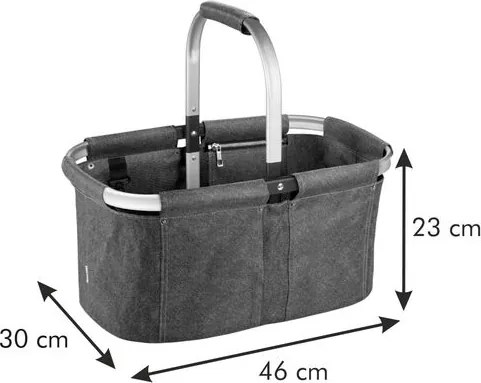 TESCOMA Nákupní košík skládací SHOP! denim style