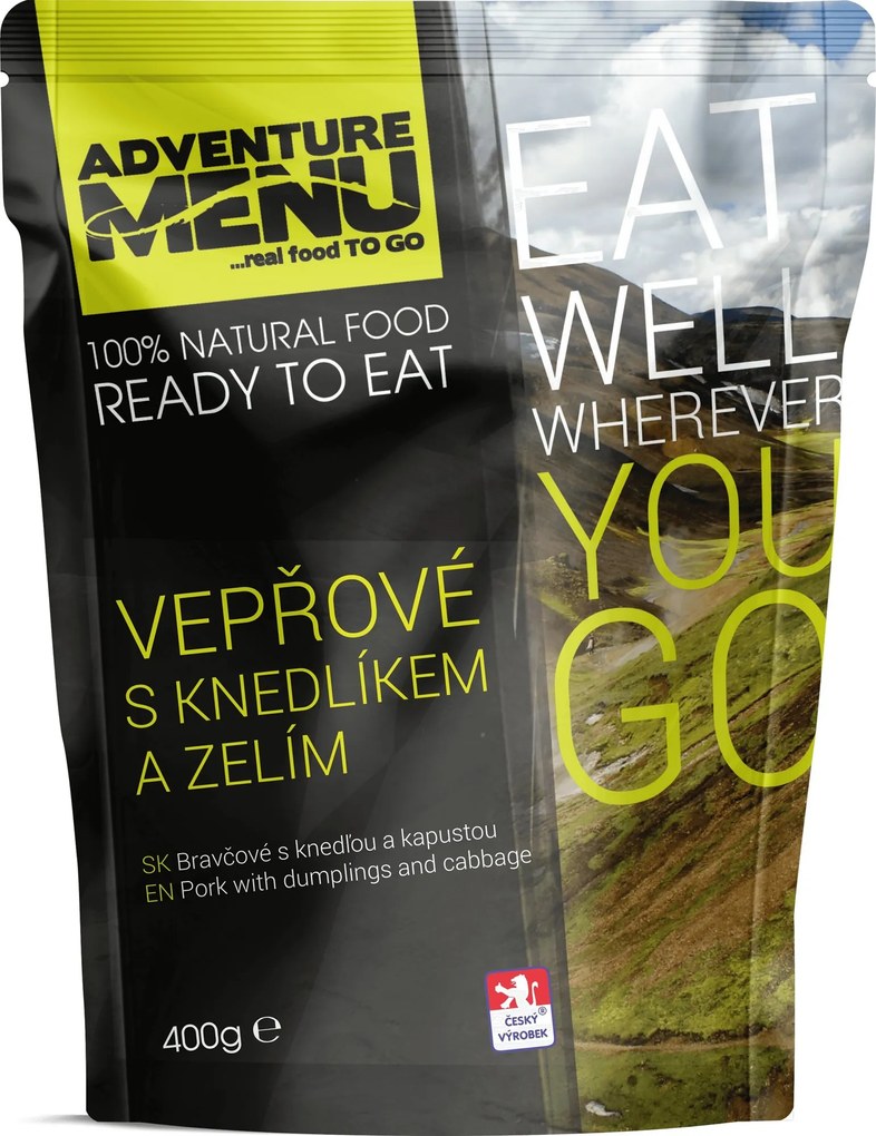 Mre adventure menu - vepřové s knedlíkem a zelím