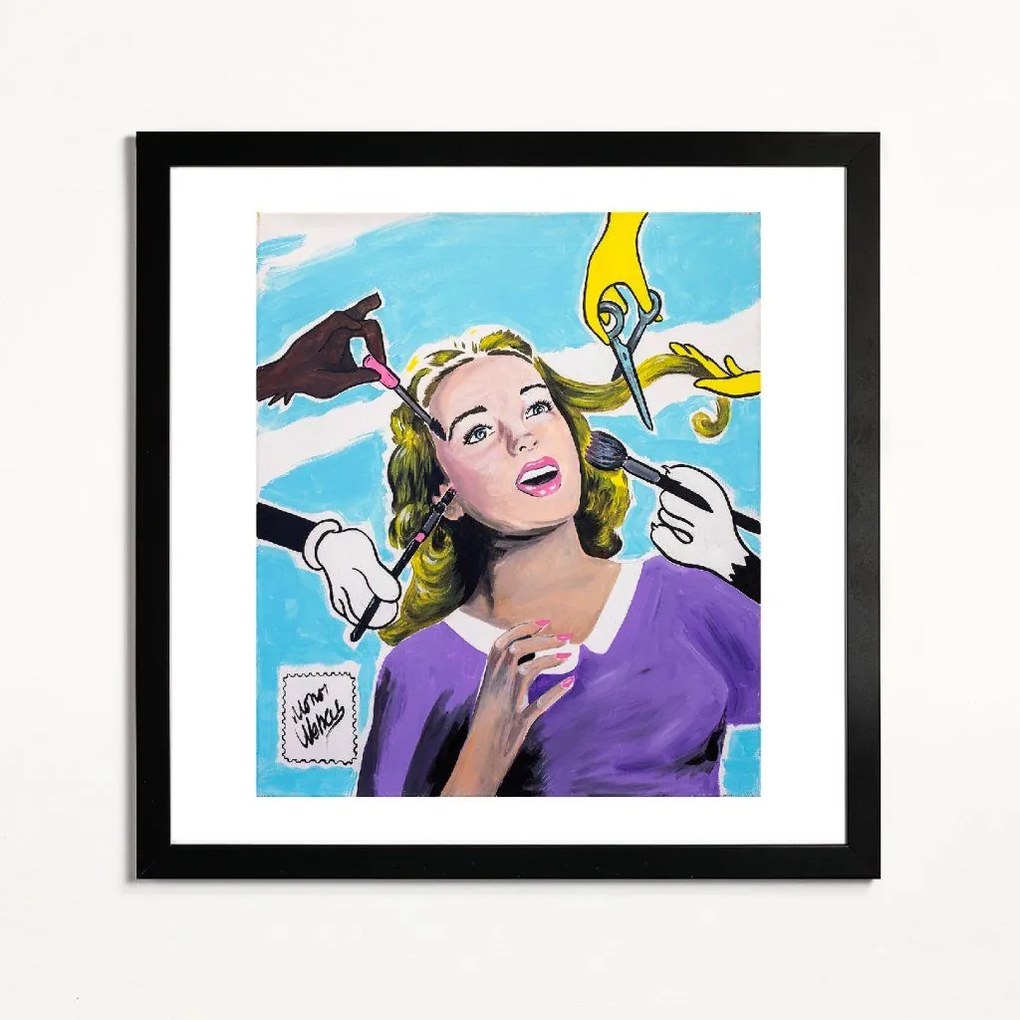 Vendula Veselá | Wona Wena Vendula Veselá | Iconic Rám: Černý, Velikost: 50 x 50 cm