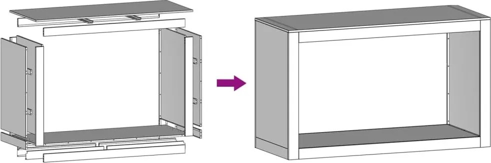 vidaXL Stojan na palivové dřevo 100x40x60 cm povětrnostně odolná ocel [850984] Barva: Ocel/Bílý