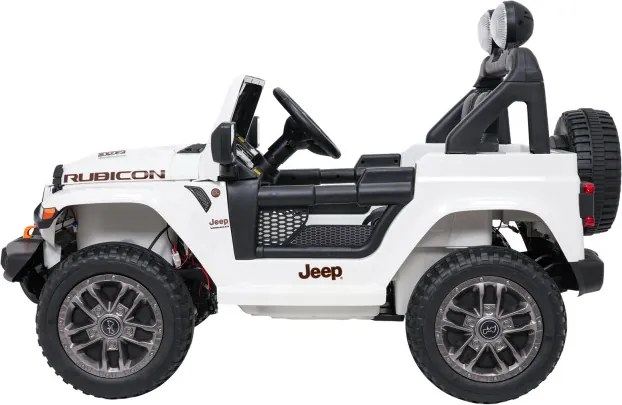 Elektrické autíčko Jeep Wrangler Rubicon LIFT bílé