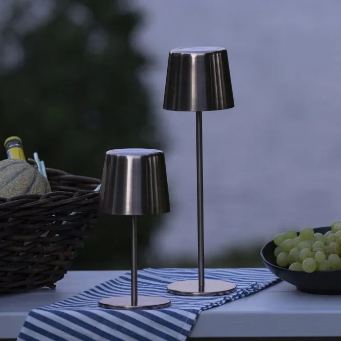 Brilliant G40939/29 Stolní AKU lampa XAANA světlá MĚĎ USB-C , CCT