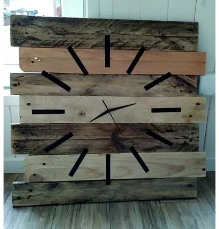 Dřevěné hodiny hodinky. Dřevěné hodiny do kuchyně. Nástěnné hodiny dřevěné I SENTOP 12D40177 WOOD