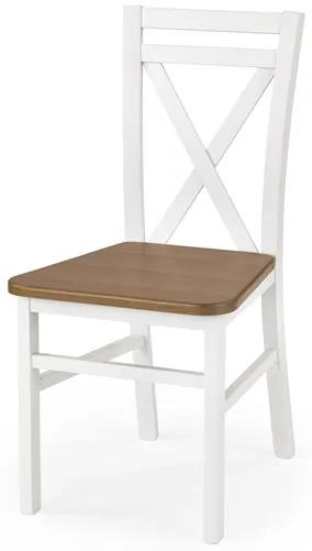 Jídelní židle DARIUSZ 2 (bílá/olše)