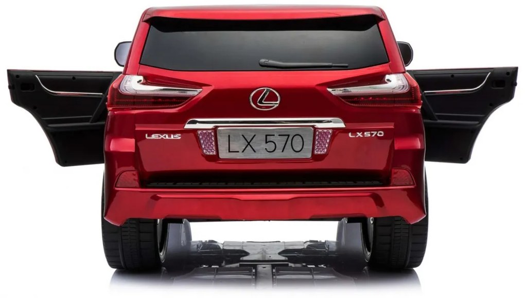 Dětské elektrické auto Lexus LX570 4x4 Červená - Lakovaná